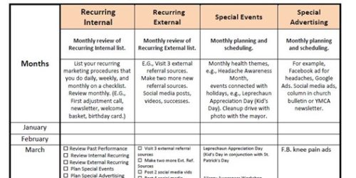 Spring Marketing Calendar | Observations